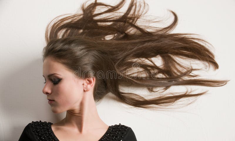Burning hair stock image. Image of glamor, carnal, people - 6361215