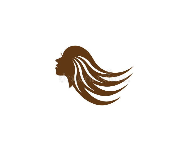 Hair symbol illustration stock vector. Illustration of shape - 122304840