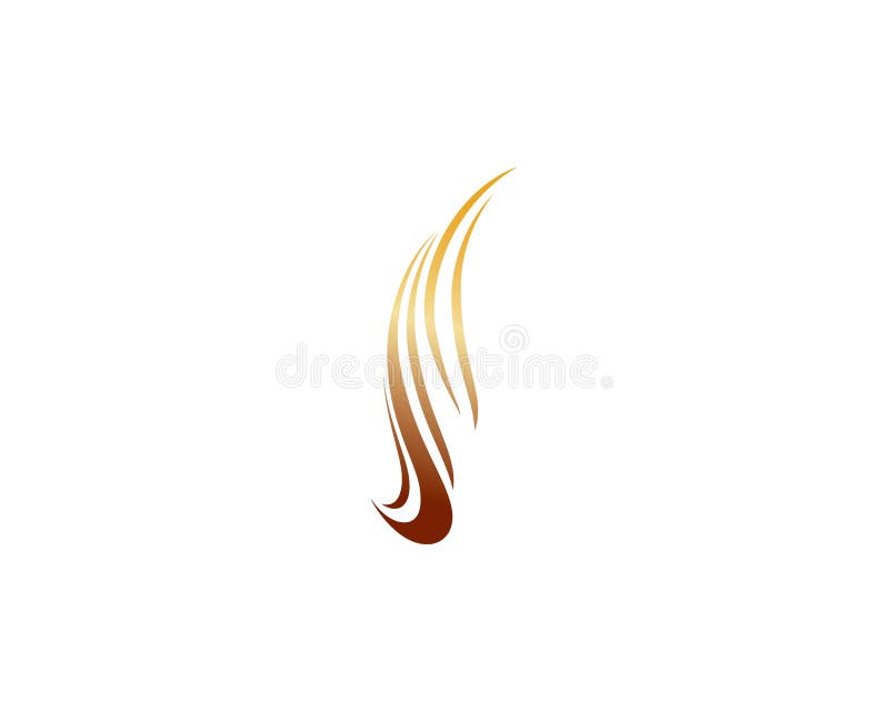 Hair Symbol Vector Icon Illustration Stock Vector - Illustration of ...