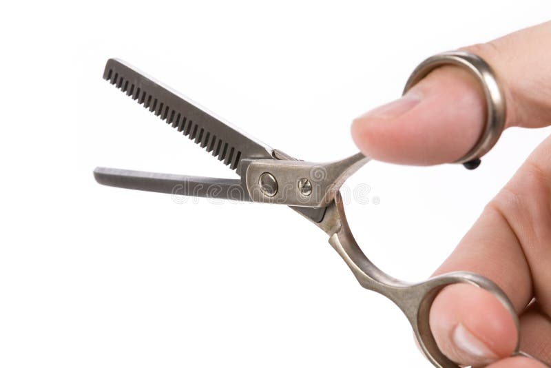 Scissors stock image. Image of tool, scissors, white, hair - 1288065