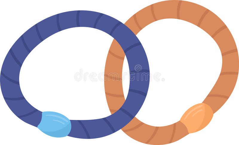 Hair Ties Accessory stock vector. Illustration of girl - 285788828