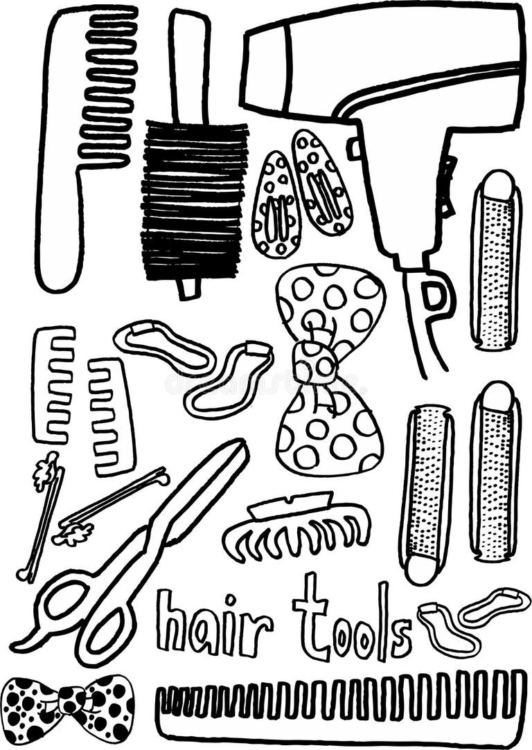 Hair Tools Stock Illustrations – 16,862 Hair Tools Stock Illustrations ...