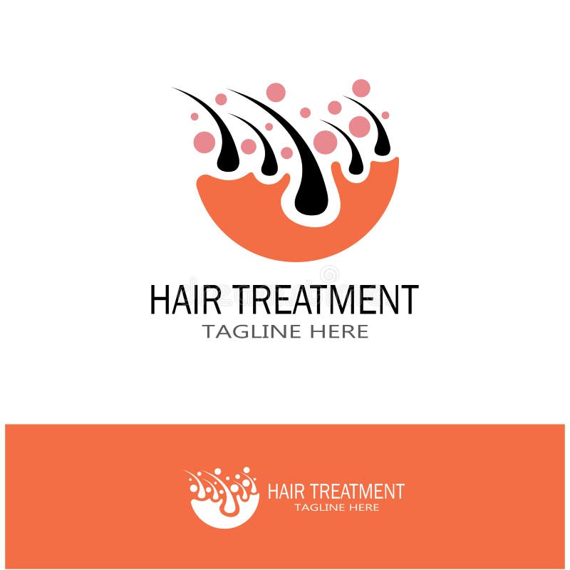 Hair Treatment Logo Removal Logo Vector Image Design Illustration Stock ...