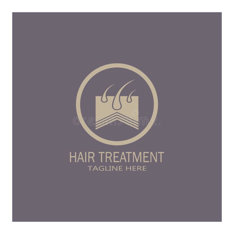 Hair Treatment Logo Removal Logo Vector Image Design Illustration Stock ...