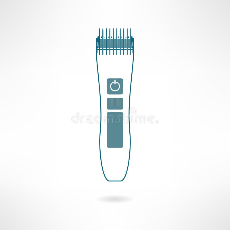 Hair Trimmer and Styler in Flat Design. Vector Stock Vector ...