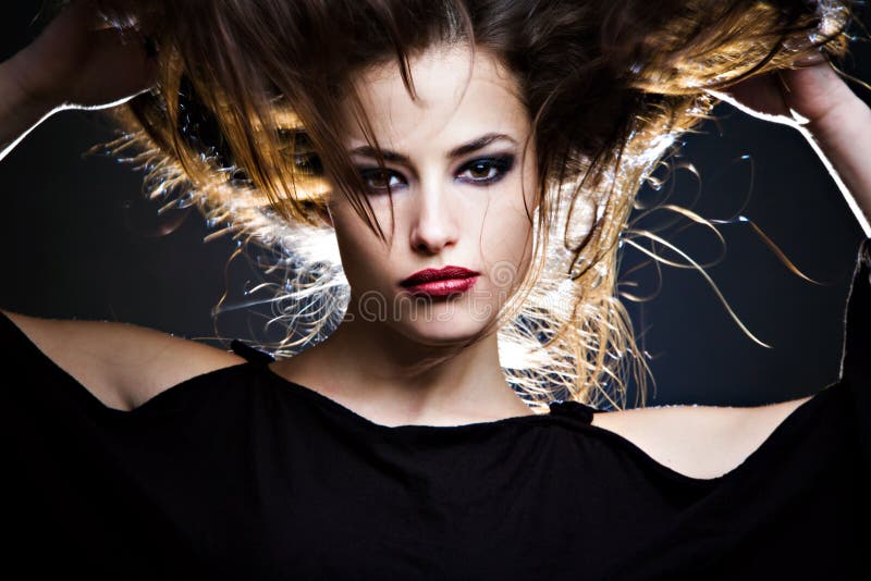 Hair up stock photo. Image of attractive, fashion, long - 13292134