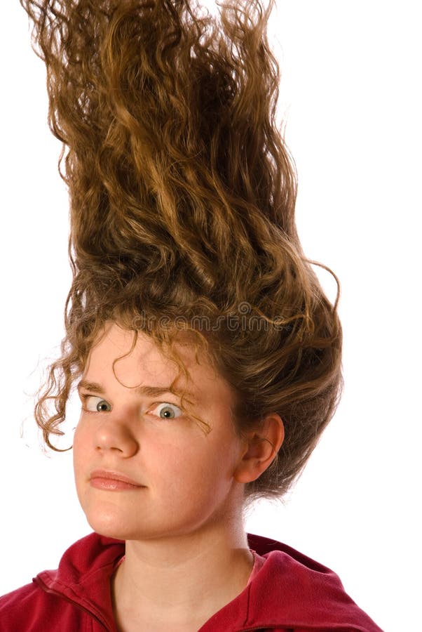 Hair up stock image. Image of caucasian, motion, looking - 23528483