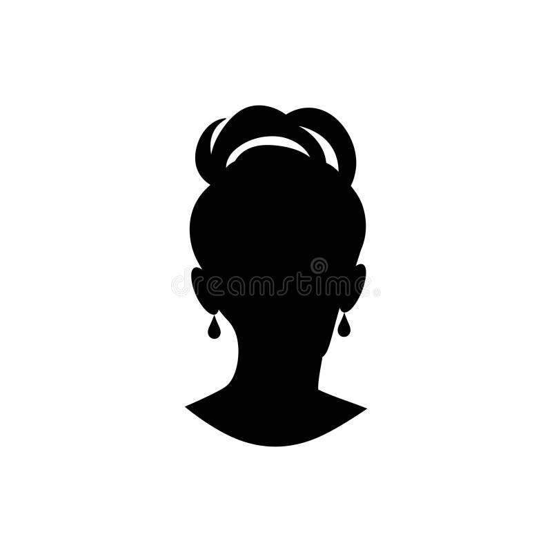 Hair updos icon stock vector. Illustration of styling - 301222423