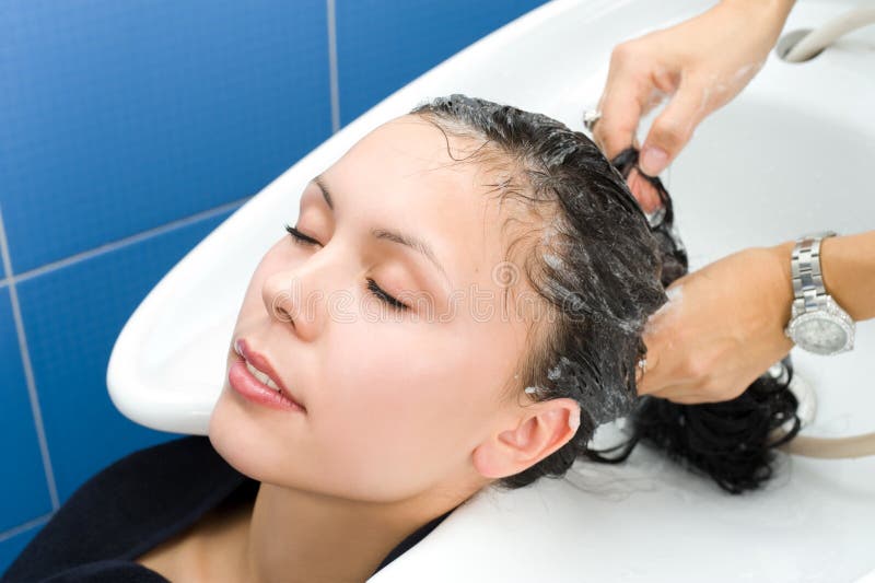 Hair washing stock image. Image of care, girl, closeup - 17098069