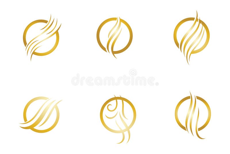 Hair Wave Icon Vector Illustration Stock Vector - Illustration of ...