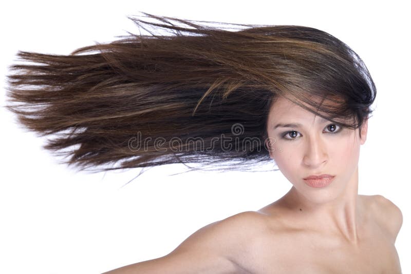 Hair in the wind stock image. Image of shot, hair, woman - 2407267