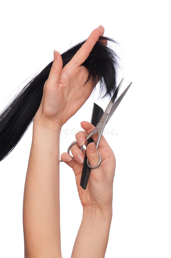 Haircut stock image. Image of haircutting, hand, indulgence - 15163427