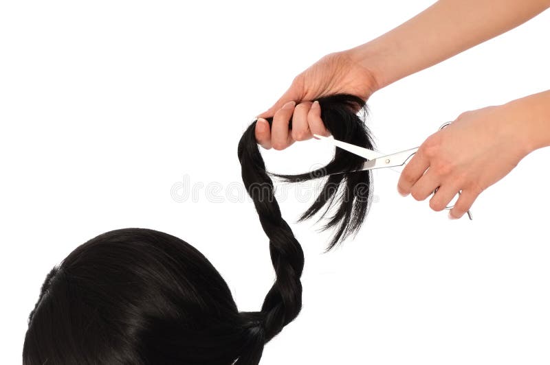 Haircut stock photo. Image of beauty, head, hairdressing - 18147644