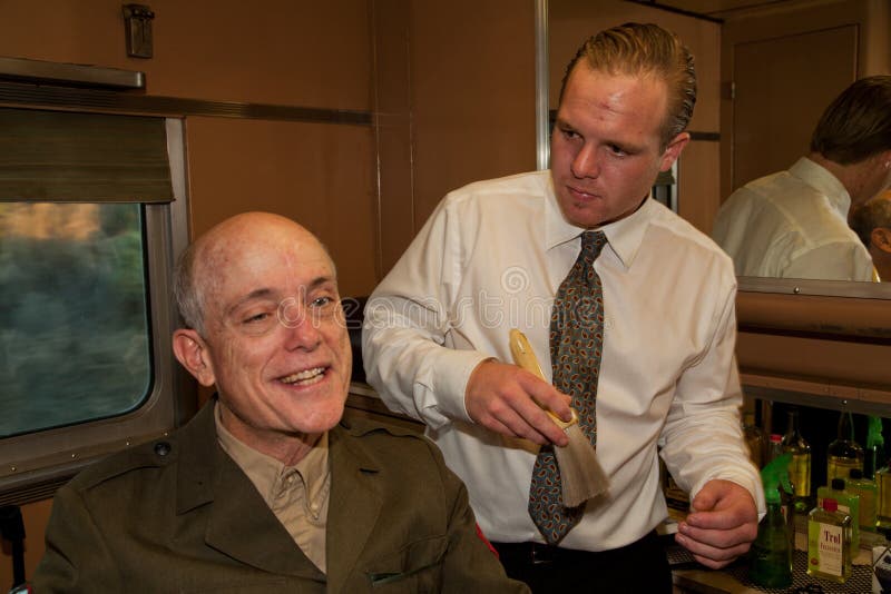Haircut on the Troop Train editorial photo. Image of angeles - 26130876