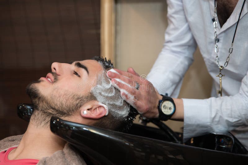 Barber Washing Customer Hair Stock Photo - Image of hands, hair: 112665934 Barber Washing Customer Hair Stock Photo - Image of hands, hair: 112665934