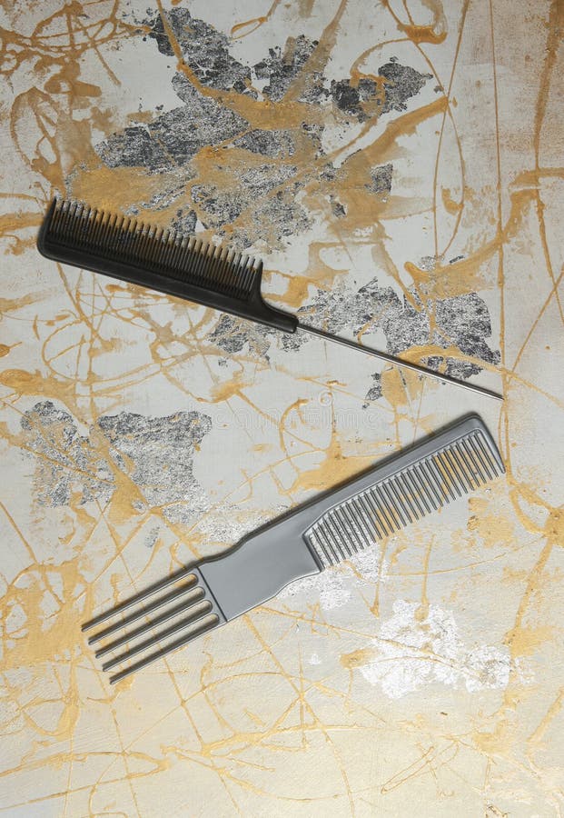 Hairdressing combs. sample stock image. Image of care - 139717571