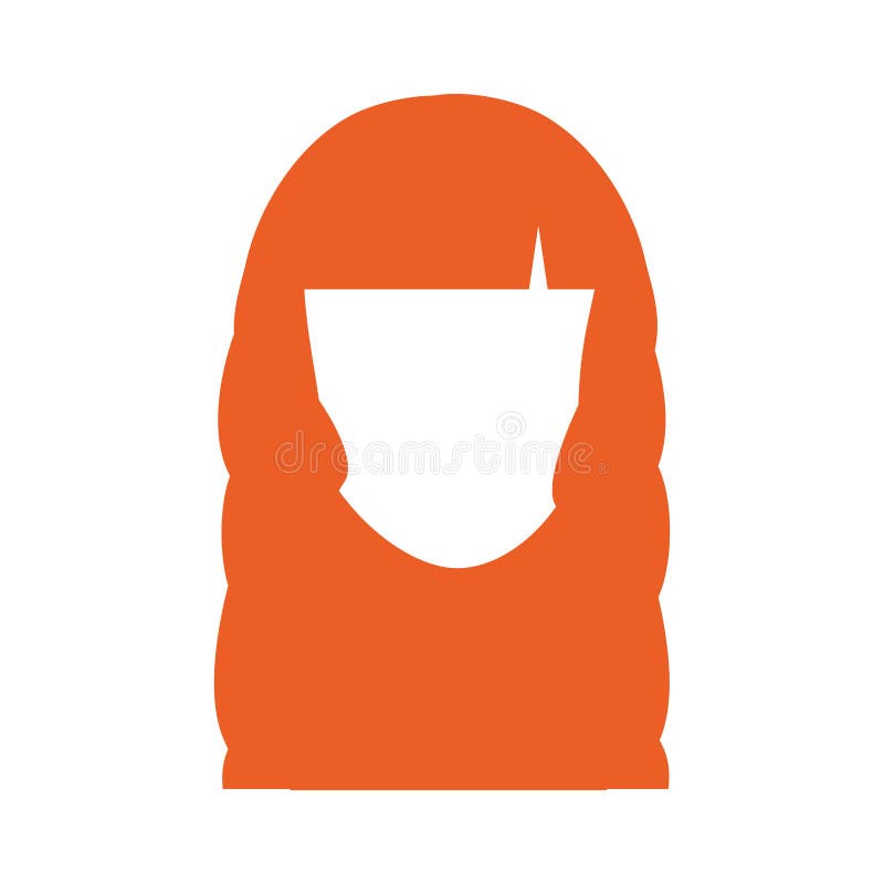 Hairstyle Female Model Icon Stock Vector - Illustration of portrait ...