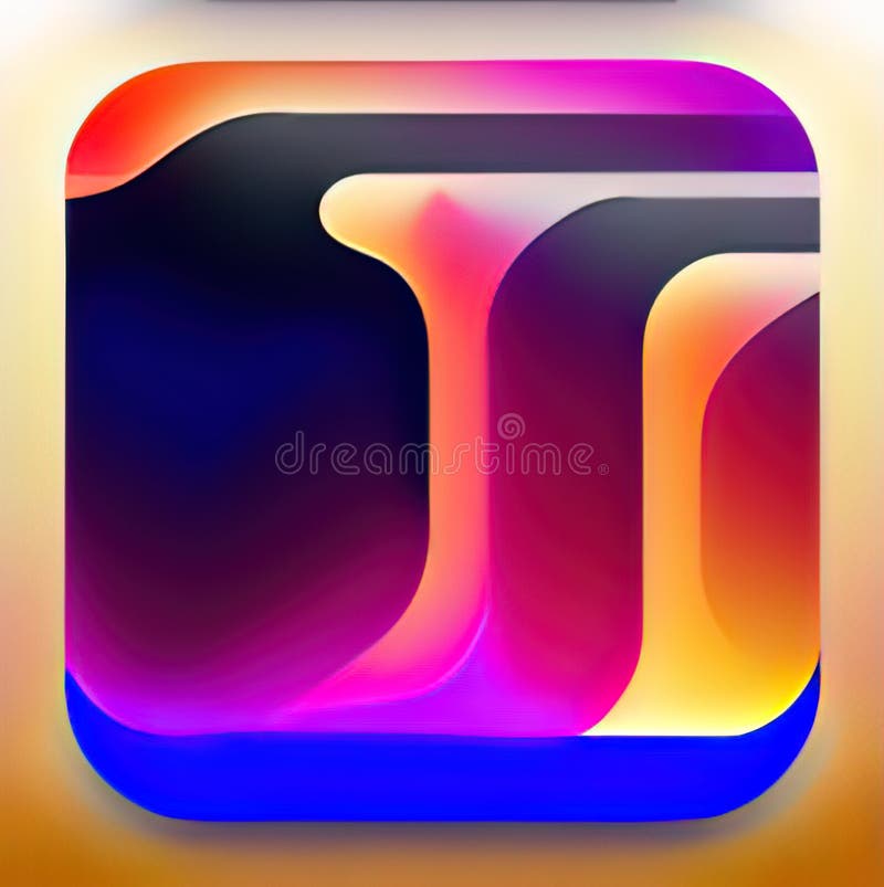 Hairstyle Software App Style Icon. Generative AI. Stock Illustration ...