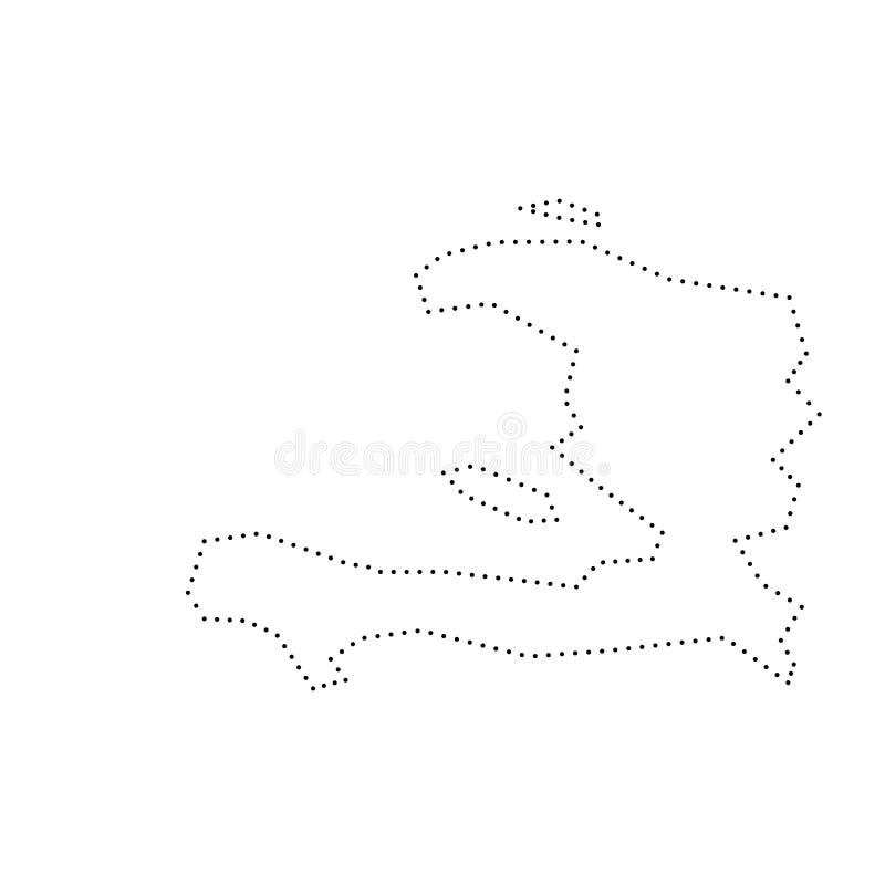 Haiti Dotted Outline Vector Map Stock Vector - Illustration of icon ... Haiti Dotted Outline Vector Map Stock Vector - Illustration of icon ...