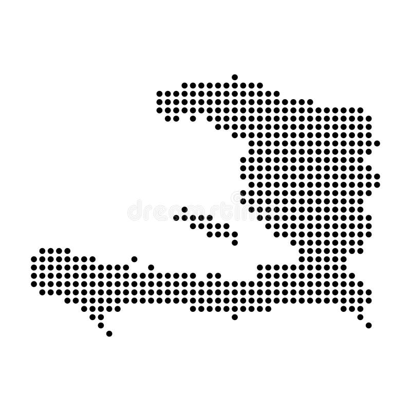 Haiti map icon stock illustration. Illustration of national - 346424665
