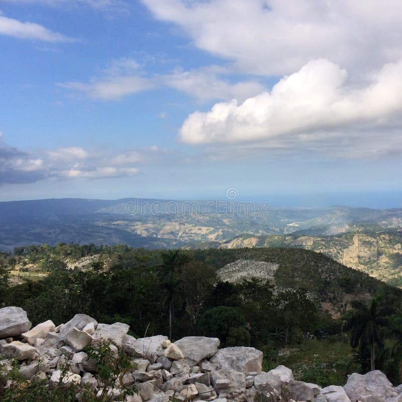 Haiti Mountain Fort - Citadelle Laferrière Stock Image - Image of ...