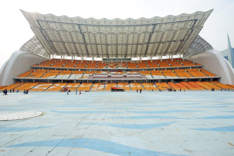 Haixinsha Asian Games Park editorial photography. Image of building ...