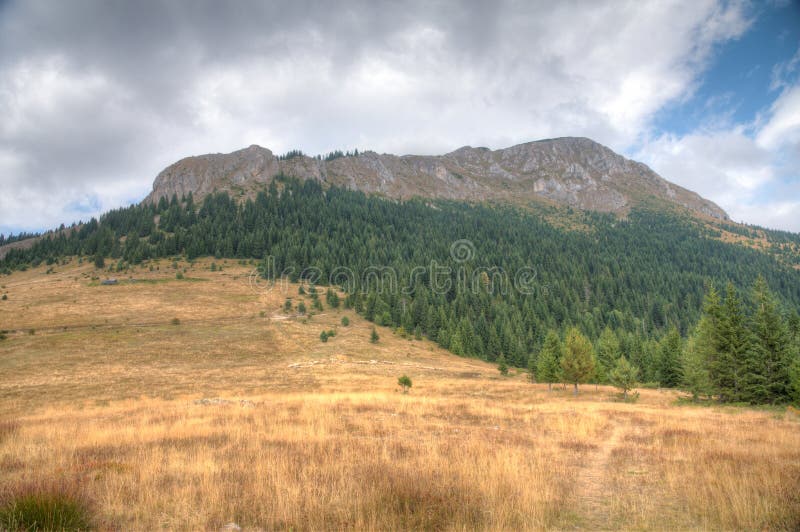 Hajla Peak at Rugova Mountains in Kosovo Stock Image - Image of ...