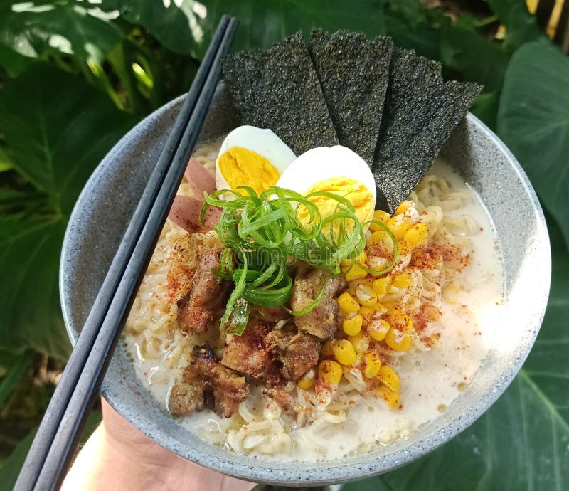 Hakata Ramen Noodle stock photo. Image of hakata, food - 201363986