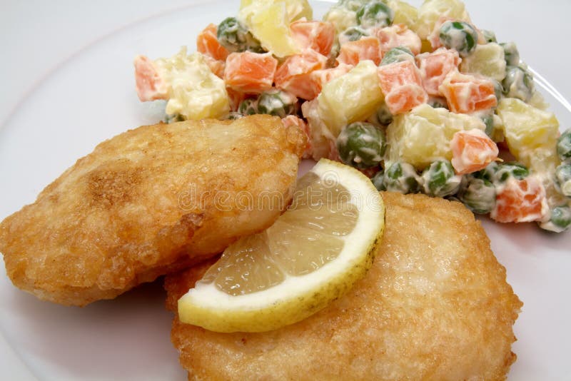 Hake Fillets in Prawns Sauce a Fish Dish Stock Image - Image of hake ...