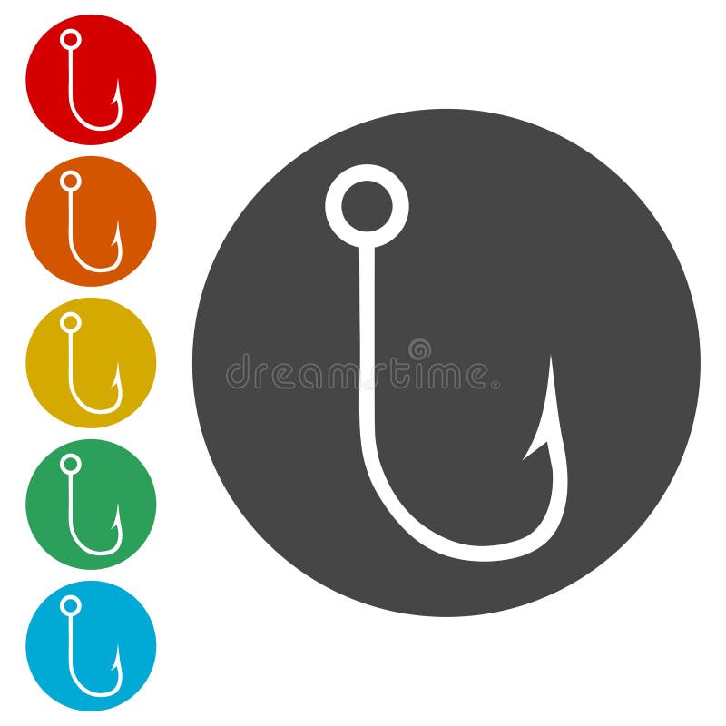 Haken-Icons-Set - Vektor-Illustration Vektor Abbildung - Illustration ...