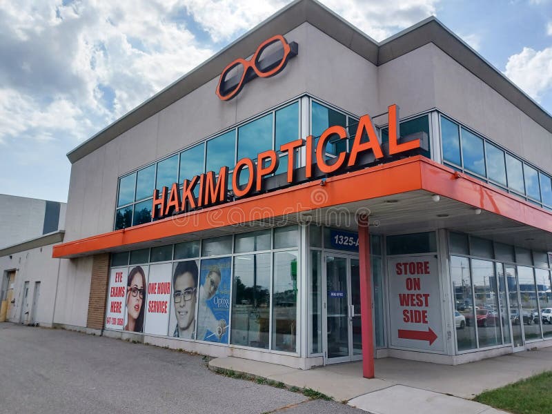 Hakim Optical Company sign editorial image. Image of medical - 370823820