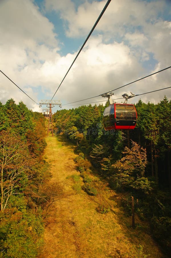 Hakone Ropeway, Hakone, Japan Stock Image - Image of sounzan, hakone ...