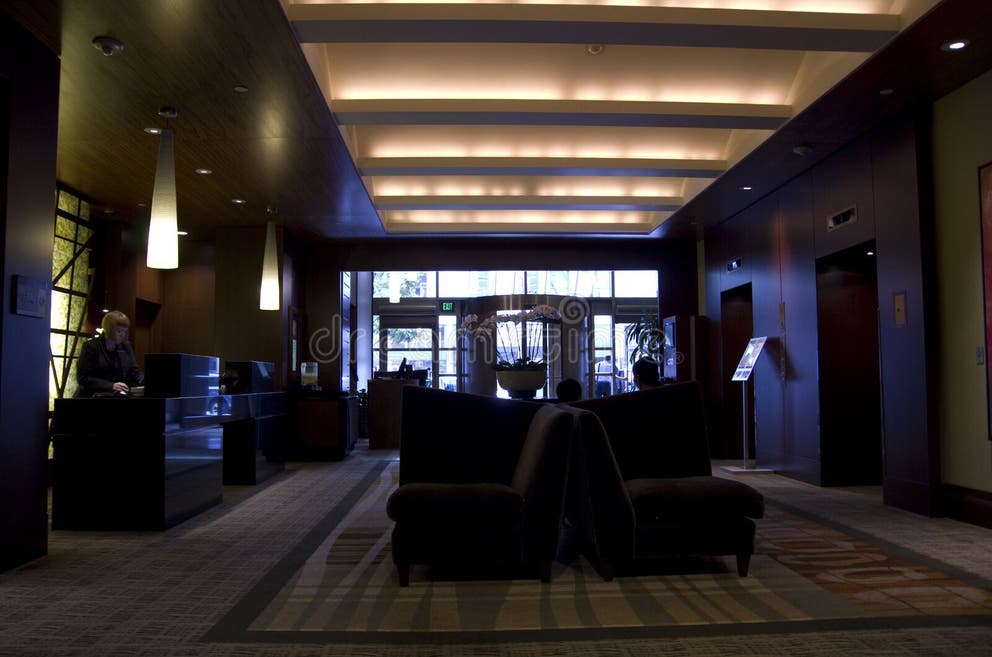 Hal van Hotel 1000 Seattle redactionele foto. Image of binnenlands ...