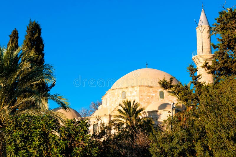 Hala Sultan Tekke or the Mosque of Umm Haram. Larnaca, Cyprus Stock ...