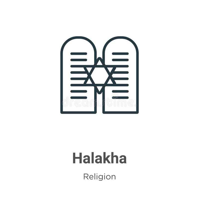 Black Halakha Isolated Vector Icon. Simple Element Illustration from ...