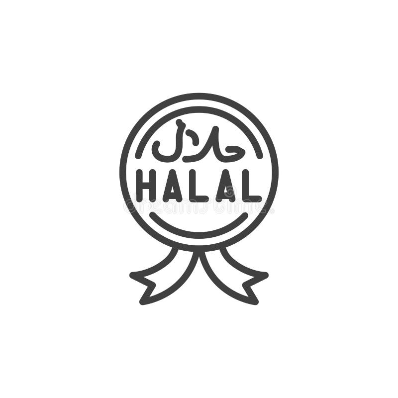 Line Halal Stock Illustrations – 362 Line Halal Stock Illustrations ...