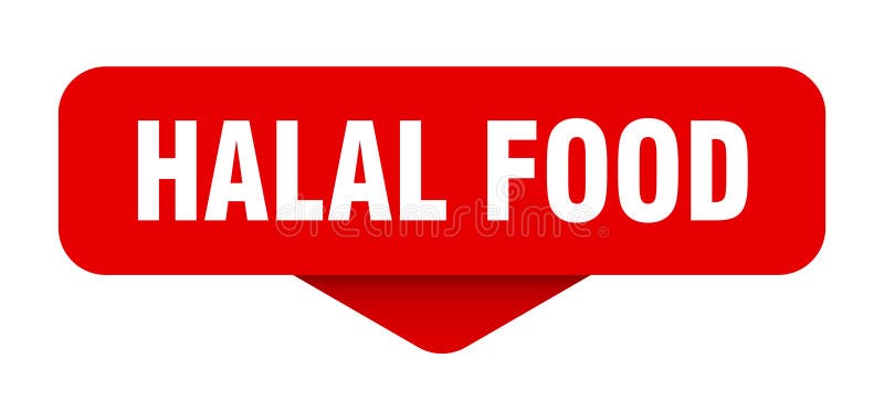Halal Food Banner. Halal Food Speech Bubble, Label, Sticker, Sign ...