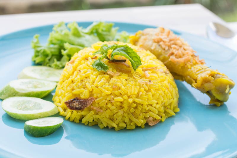 De Arabische Rijst Van Het Halalvoedsel Stock Afbeelding - Image of ...