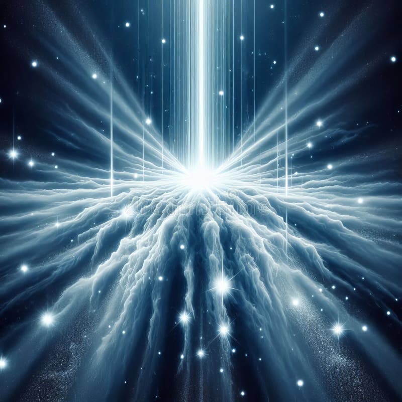 Halation Ray a Ray of Light that is Scattered by Small Particles Stock ...