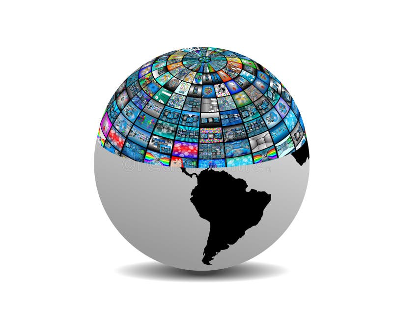 Halb und halb stock abbildung. Illustration von karte - 41917142