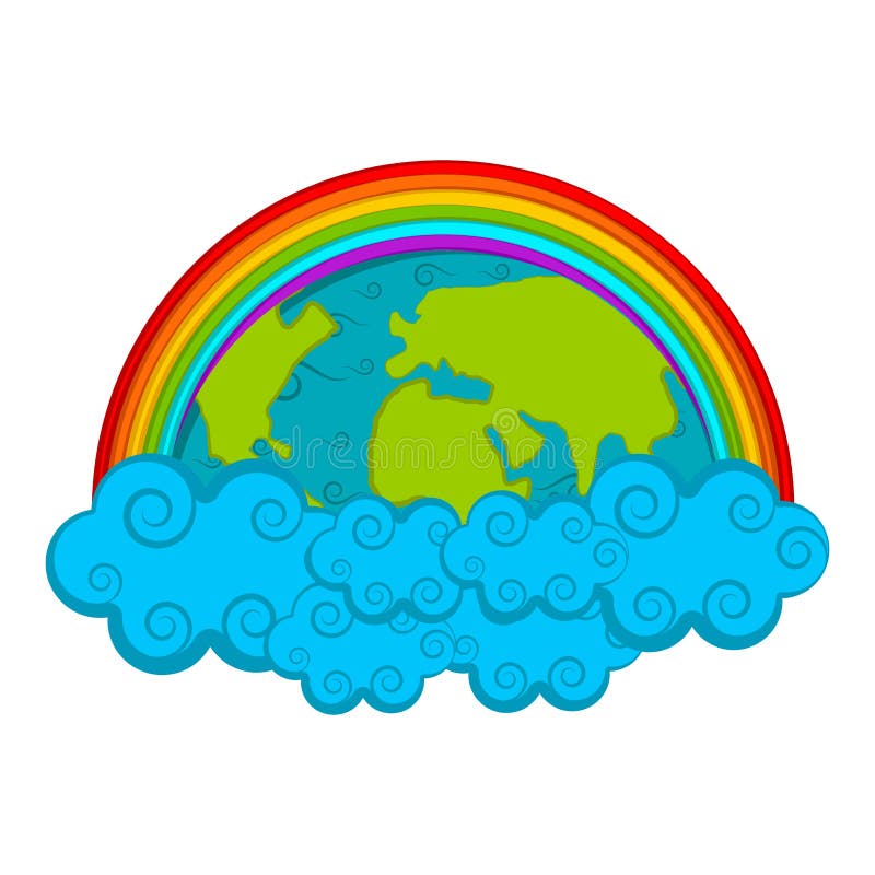 Halbe Erde Mit Einer Kletterpflanze Und Einer Sonne Vektor Abbildung ...