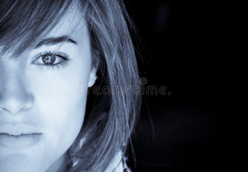 Halb volles Portrait stockbild. Bild von mädchen, frauen - 4549869