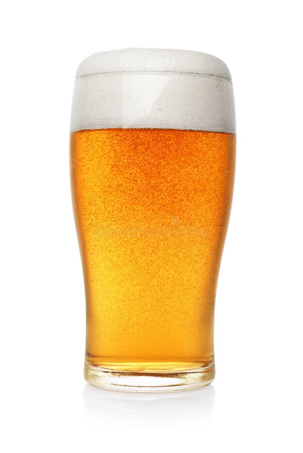 Halbes Liter Bier Lokalisiert Stockbild - Bild von getränk, ausschnitt ...