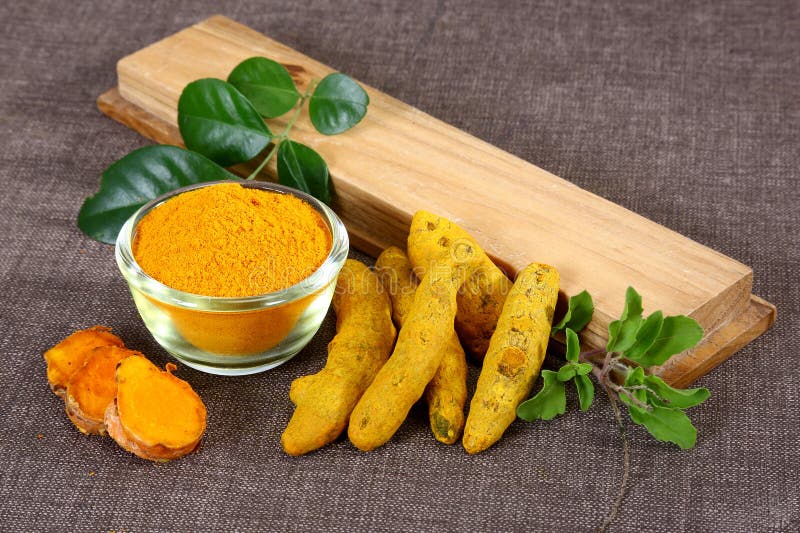 Haldi, Haldi Powder, Raw Turmeric or Kacchi Haldi, Indian Spice Stock ...