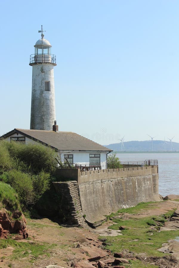 Hale Head Lighthouse, Liverpool, Merseyside Foto de archivo - Imagen de ...