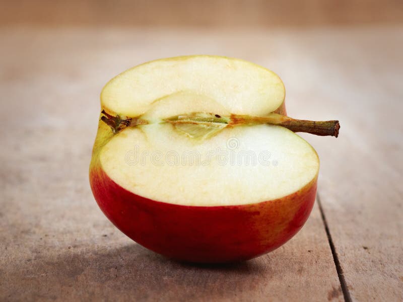Half of apple stock photo. Image of vegetarian, healthy - 7120278
