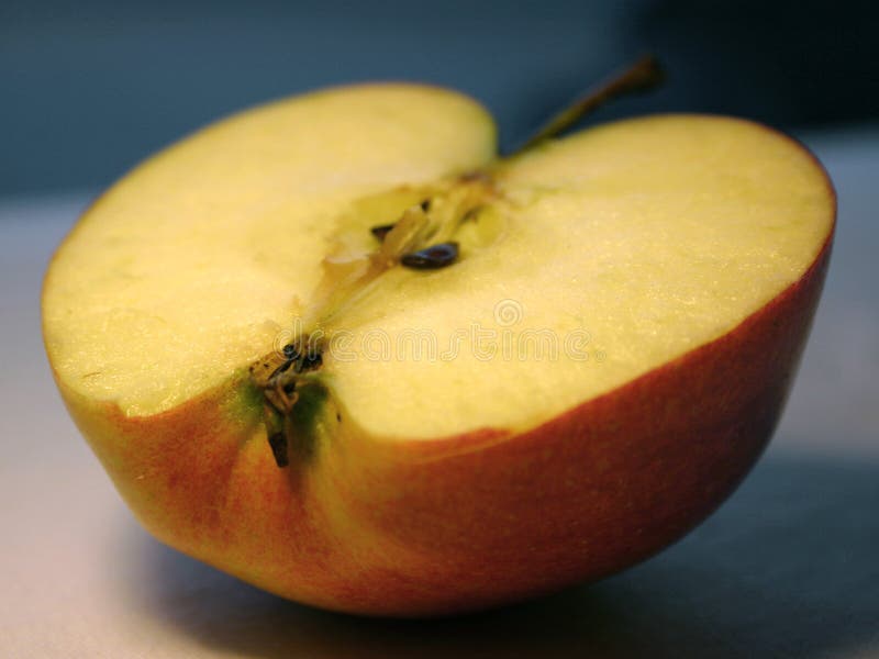 Half apple stock photo. Image of pulp, sliced, juicy, colors - 61160