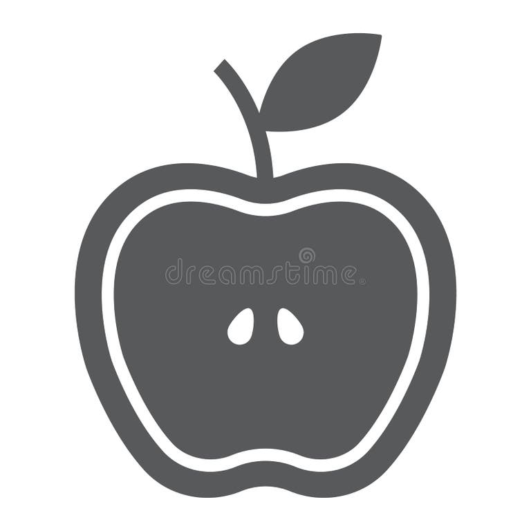 Half Apple Icon Vector Sign Stock Illustrations – 3,182 Half Apple Icon ...