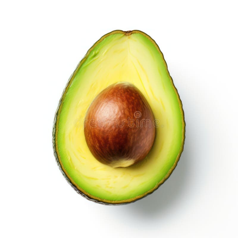 Half Avocado. Slice of Avocado Stock Image - Image of healthy, slice ...
