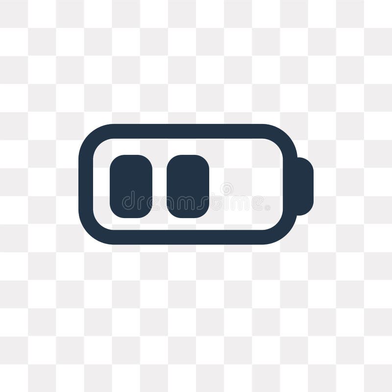 Battery Icon Vector Isolated on White Background, Battery Sign , Linear ...